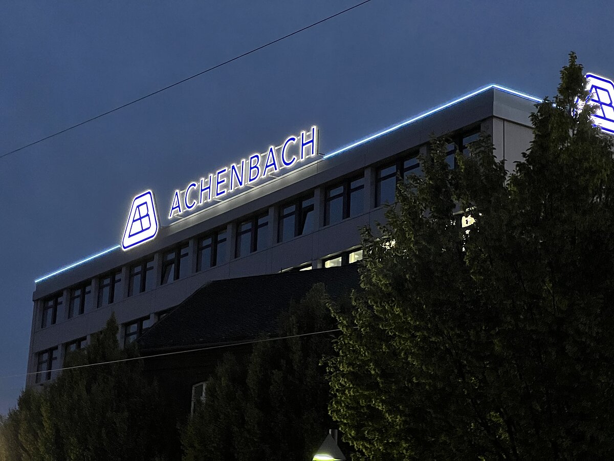Our Achenbach logo shines with a new brilliance – Achenbach Buschhütten ...