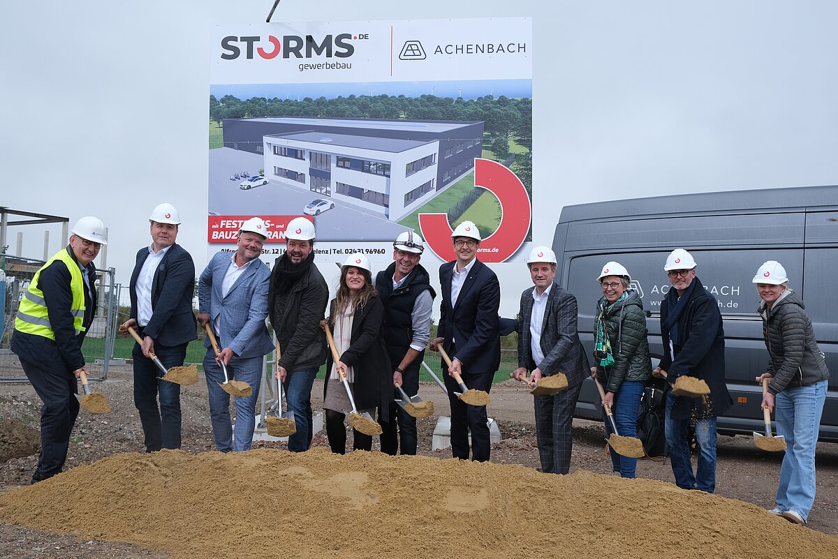 Spatenstich zum Neubau einer hochmodernen Produktionshalle – Achenbach ...